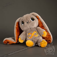 Plushie Dreadfuls - Autism Spectrum Rabbit Gold Edition - Plush Rabbit ...